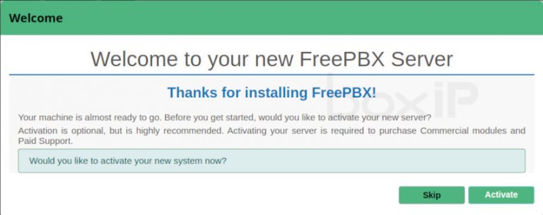 Installer FreePBX 17 – le guide complet – boxIP